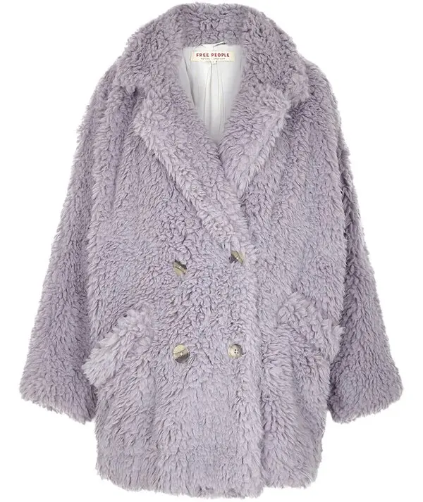 Free People Honeypie Faux Shearling Coat