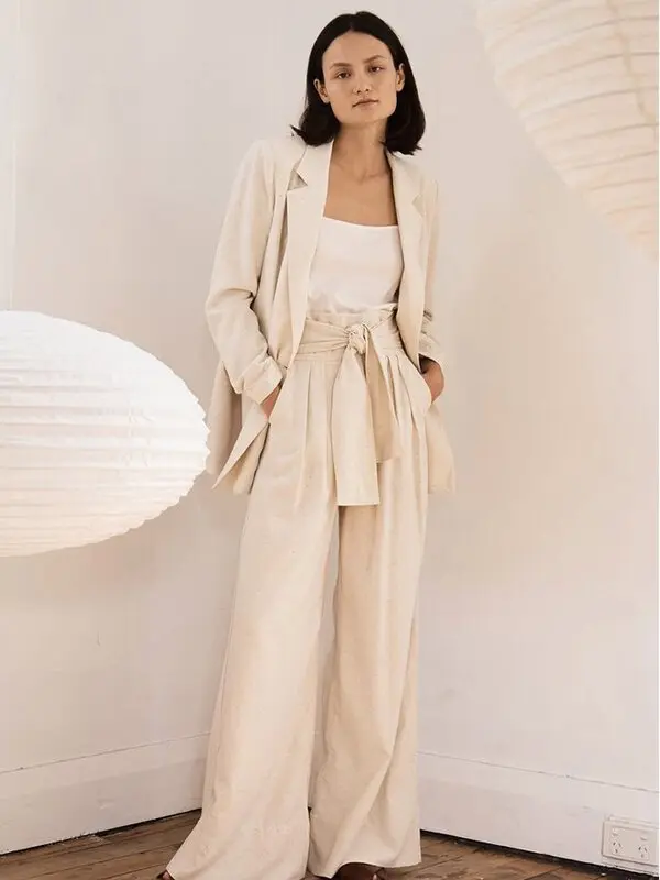 ST. AGNI Hajime Silk Blazer
