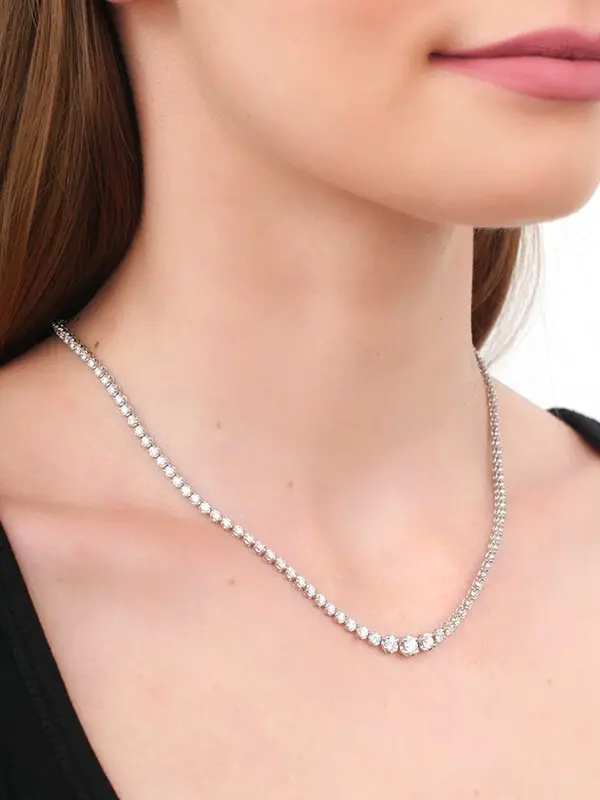 Bony Levy Luxe Diamond Tennis Necklace