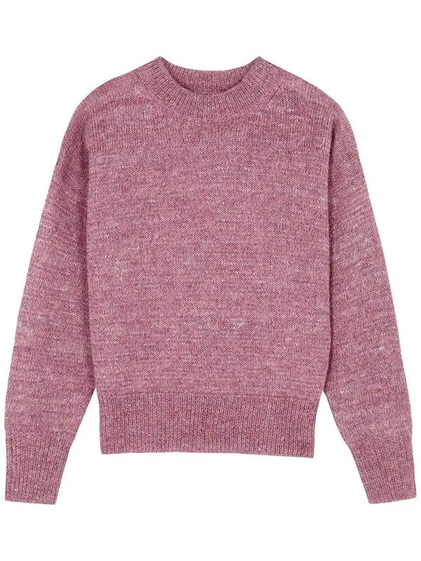 Isabel Marant Gatliny Purple Alpaca-blend Jumper