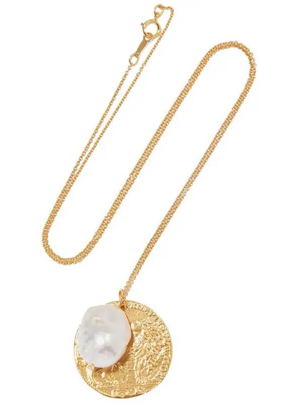 ALIGHIERI The Remedy Chapter Ii Gold-plated Pearl Necklace