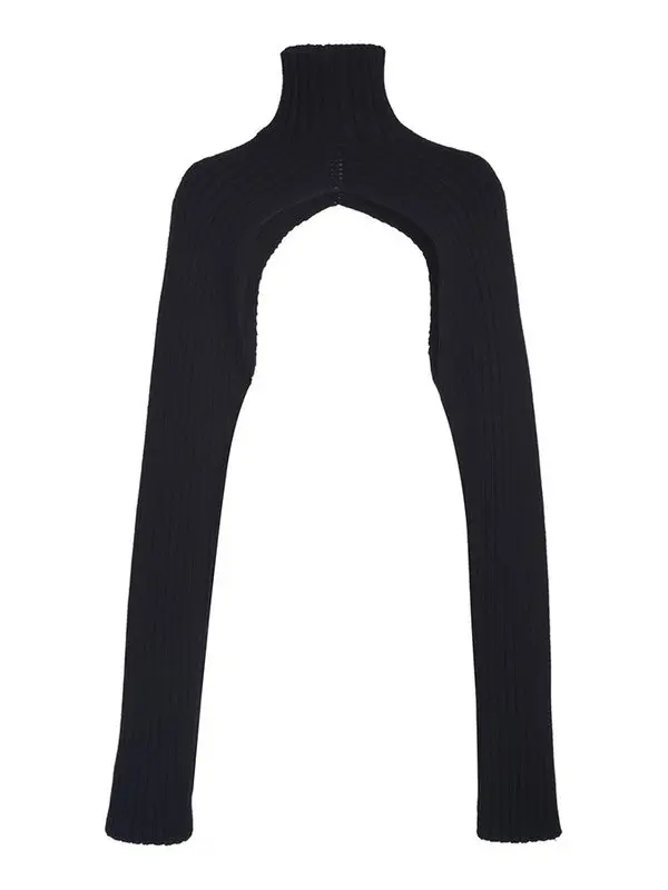 PETER DO Ribbed-knit Turtleneck Shrug