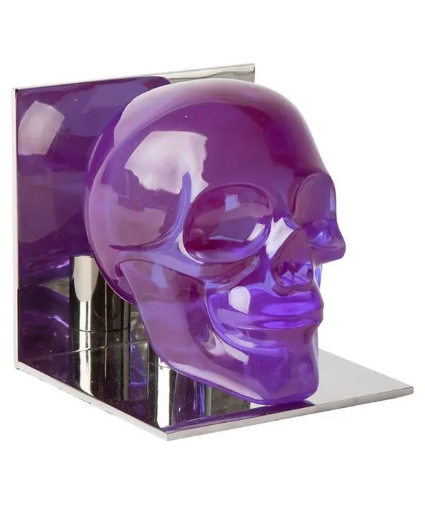 JONATHAN ADLER Skull Bookends