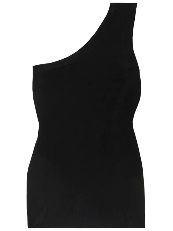 AZ FACTORY Mybody One-shoulder Stretch-knit Tank