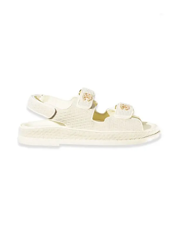 Chanel Knit Sandals