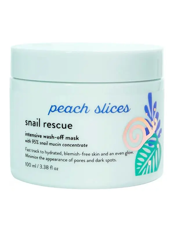 PEACH SLICES Snail Rescue Intensive Wash-off Mask