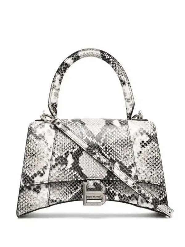 Balenciaga Snake Print Mini Leather Shoulder Bag