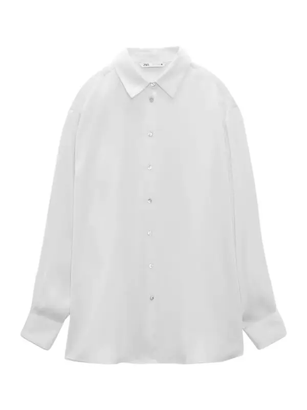 Zara Satin Effect Shirt