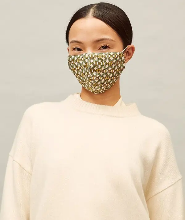 Tory Burch Printed Face Mask, Set Of 5