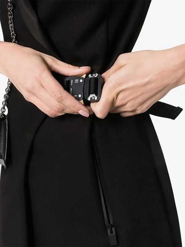 1017 Alyx 9sm Buckle Tuxedo Mini Dress