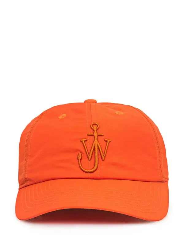 JW Anderson Logo Embroidered Hat - Orange