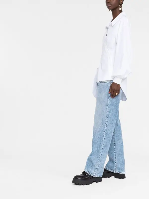 Alexander McQueen Cotton Wrap Shirt
