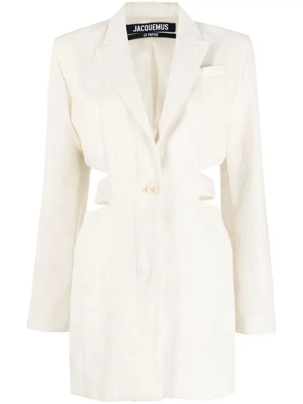Jacquemus Tailored Blazer Dress With Cut-out Detailing