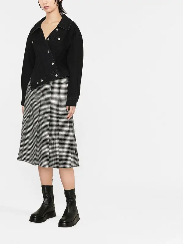 Alexander McQueen Asymmetrical Denim Jacket