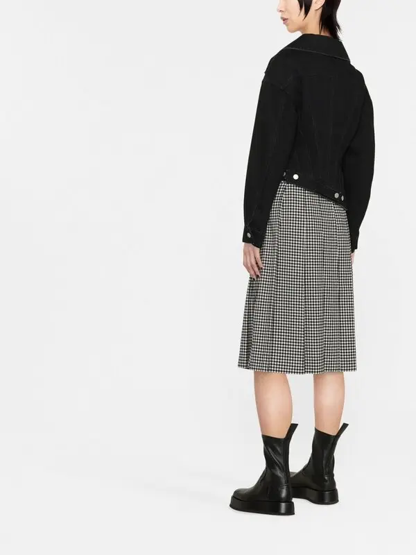 Alexander McQueen Asymmetrical Denim Jacket