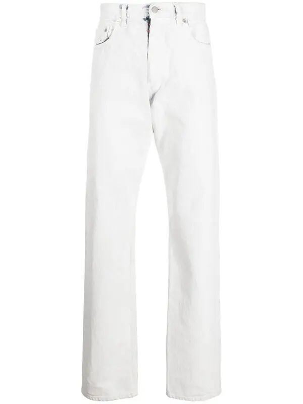 MAISON MARGIELA Straight-leg Jeans With Four Stitches Detail