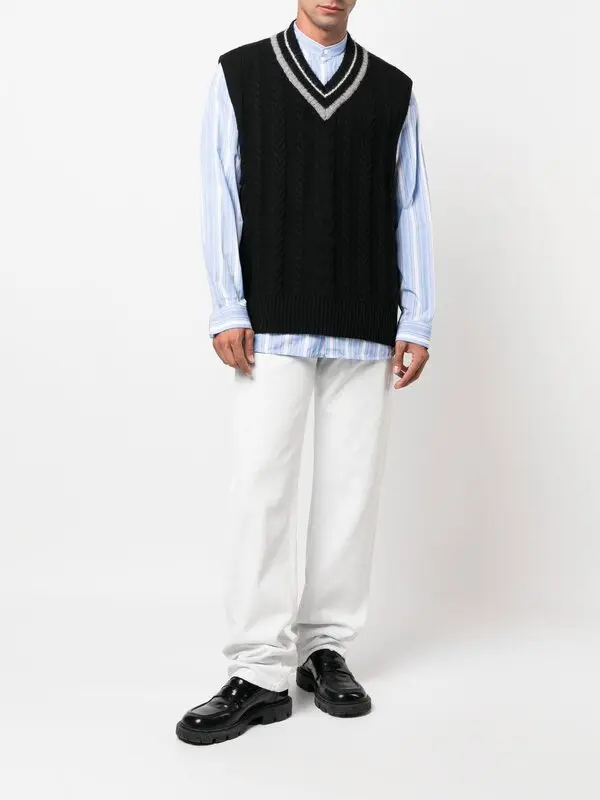 MAISON MARGIELA Straight-leg Jeans With Four Stitches Detail