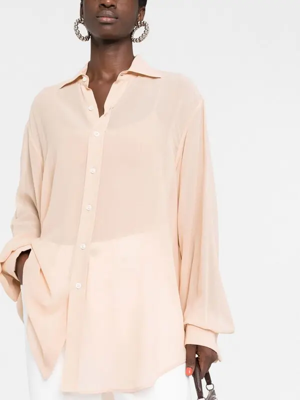 MAISON MARGIELA Four-stitch Silk Shirt