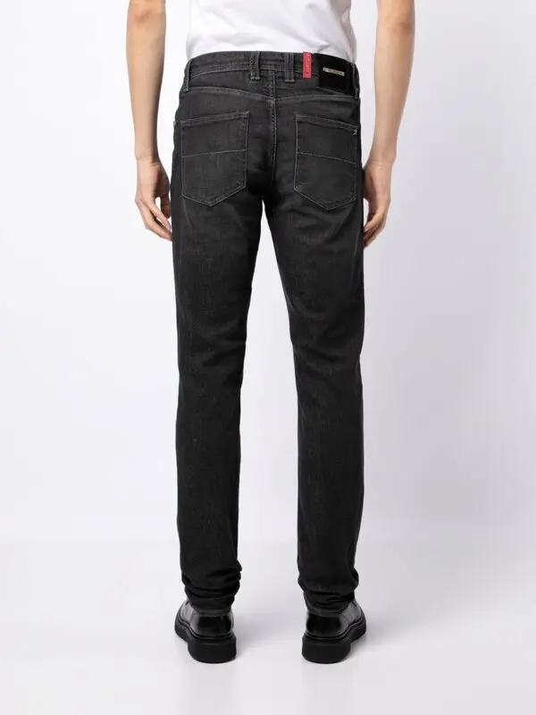 TRAMAROSSA Leonardo Slim-cut Mid-rise Jeans - Black