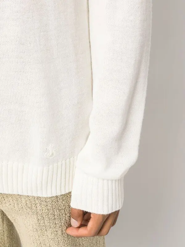 JIL SANDER Roll Neck Knitted Sweater