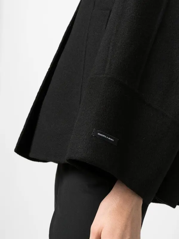 PALTO' Wool-blend Wide-sleeve Jacket