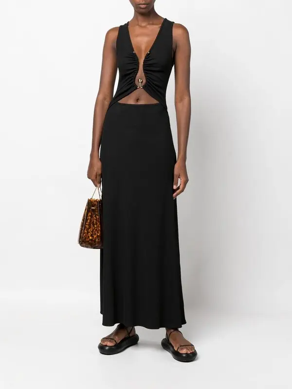 Christopher Esber Polar Orbit Cut-out Maxi Dress