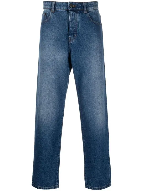AMI Paris Straight Fit Denim Jeans