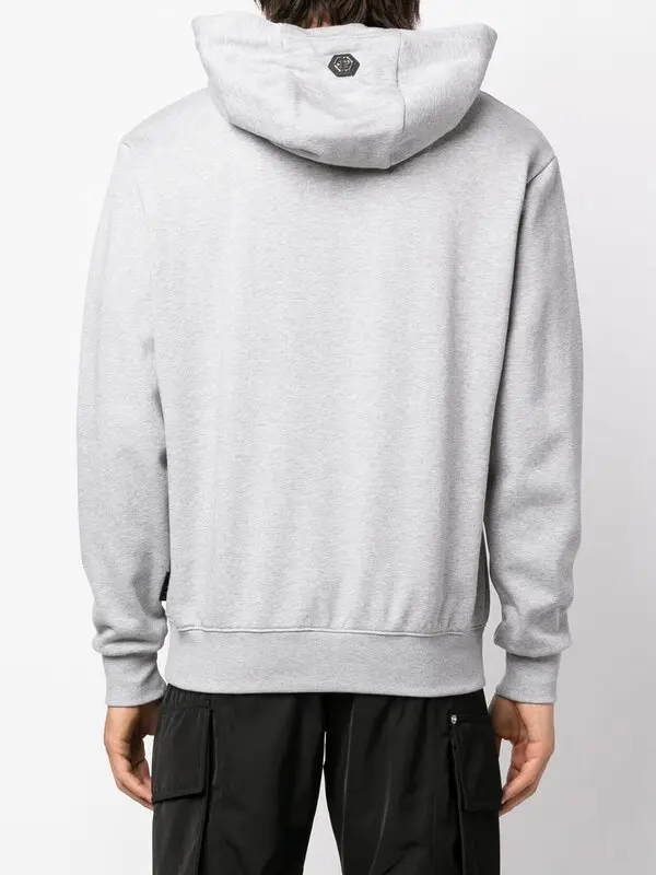 Philipp Plein Logo-print Long-sleeve Sweatshirt - Grey