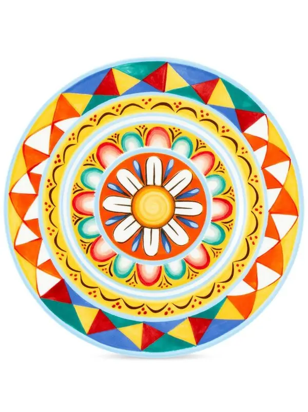 Dolce & Gabbana Carretto Sicilano Set-of-two Dessert Plates - Orange