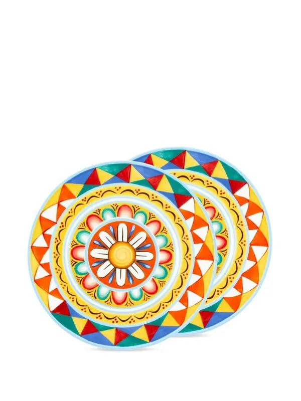 Dolce & Gabbana Carretto Sicilano Set-of-two Dessert Plates