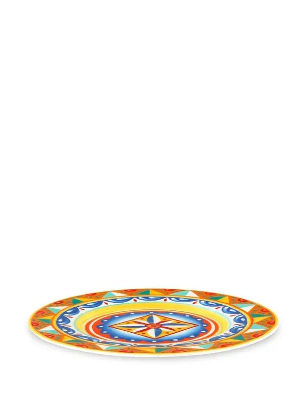 Dolce & Gabbana 2 Piece Fine Porcelain Dinner Plate Set