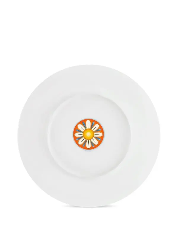 Dolce & Gabbana 2 Piece Fine Porcelain Dinner Plate Set