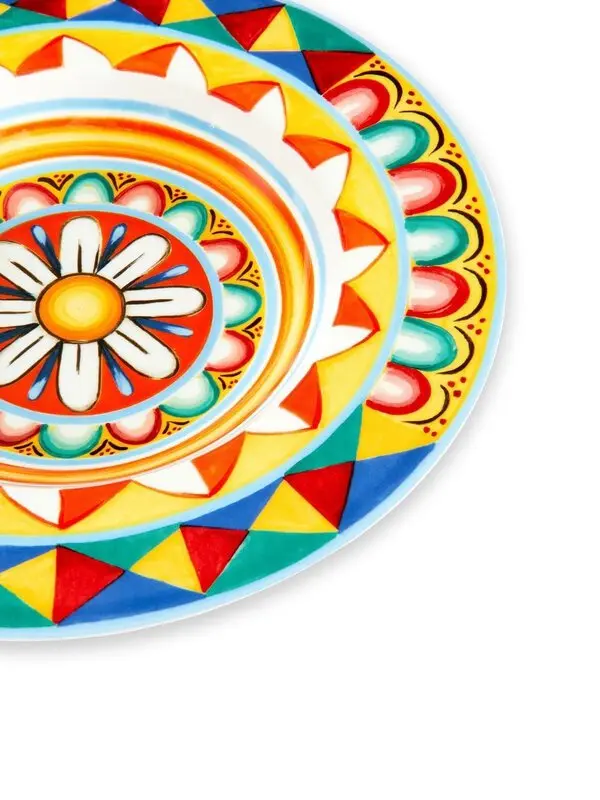 Dolce & Gabbana 2 Piece Fine Porcelain Soup Plate Set