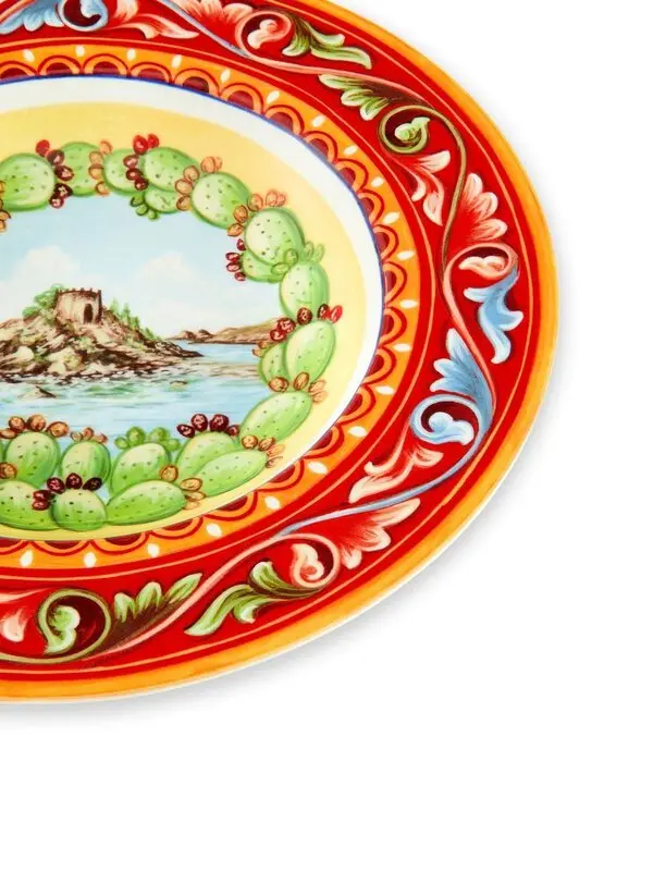 Dolce & Gabbana 2 Piece Fine Porcelain Soup Plate Set
