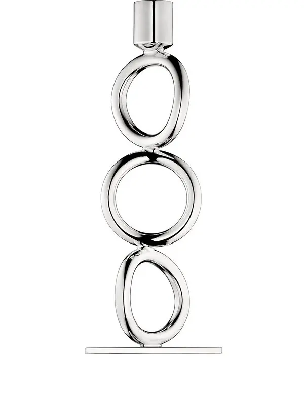 Christofle Vertigo Three-ring Candlestick
