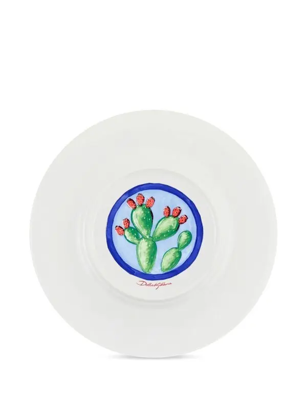 Dolce & Gabbana Carretto Sicilano Set-of-two Bread Plates - Green