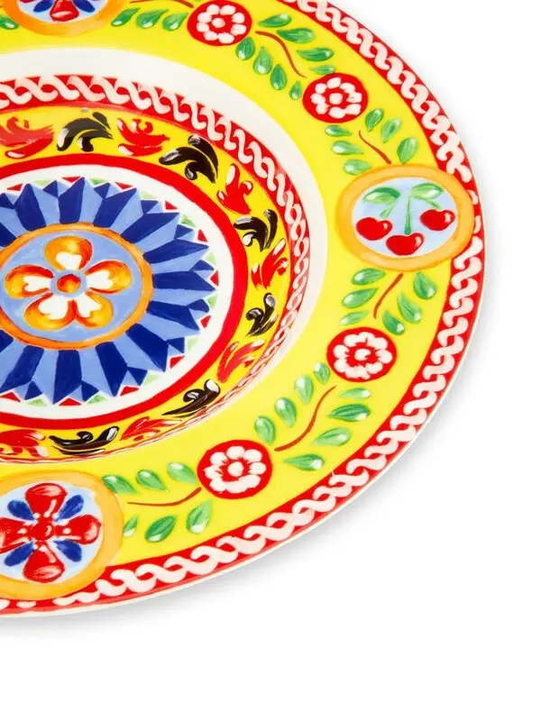 Dolce & Gabbana 2 Piece Fine Porcelain Soup Plate Set