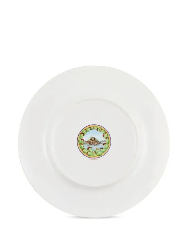 Dolce & Gabbana Porcelain Charger Plate - Red