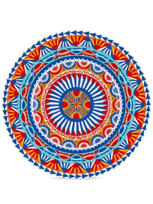 Dolce & Gabbana Porcelain Charger Plate - Blue