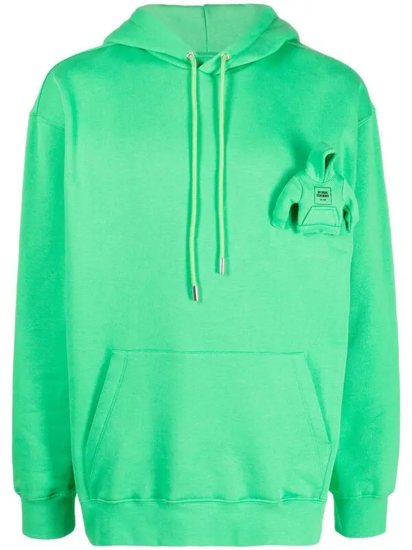 Opening Ceremony Box Logo Hoodie - Green