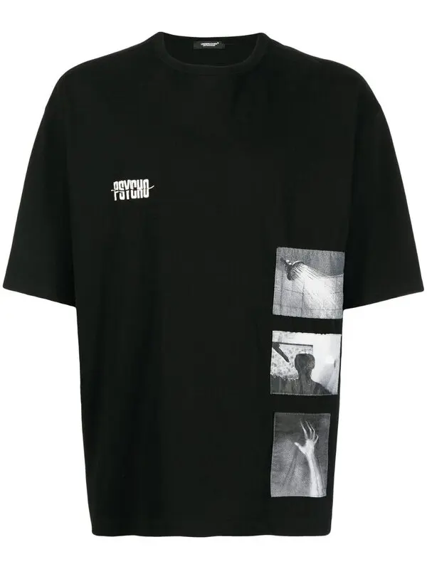 Undercover X Psycho Graphic-patch T-shirt
