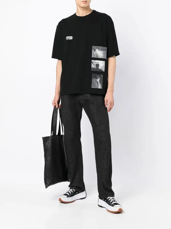 Undercover X Psycho Graphic-patch T-shirt