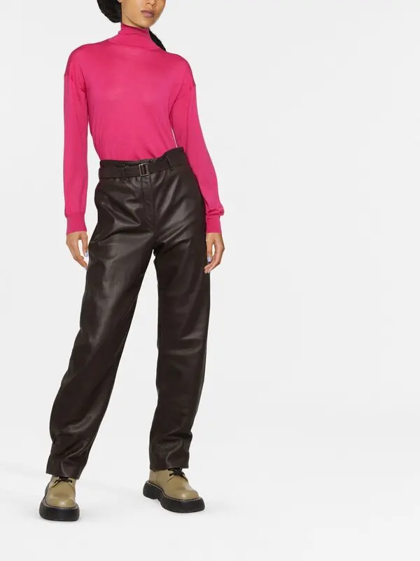 TOM FORD High-neck Fine Knit Top - Pink