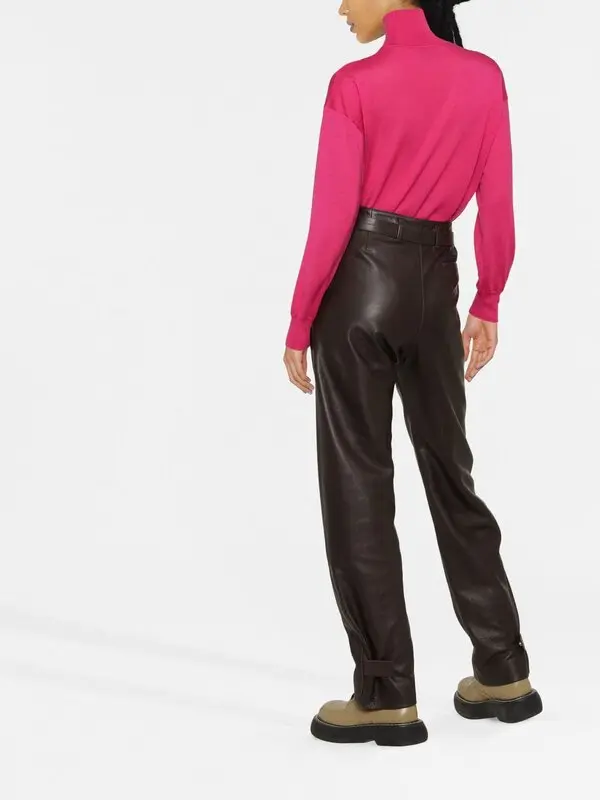 TOM FORD High-neck Fine Knit Top - Pink