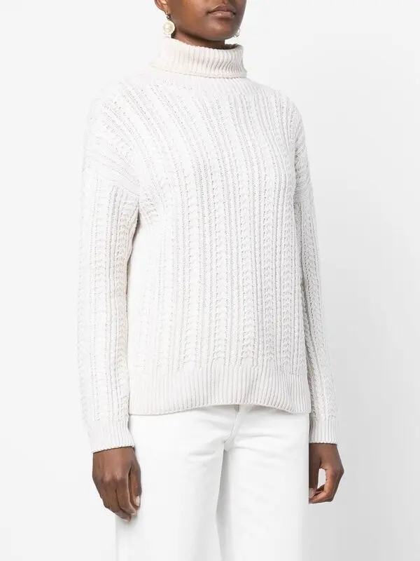 Eleventy Ribbed-knit Roll-neck Jumper