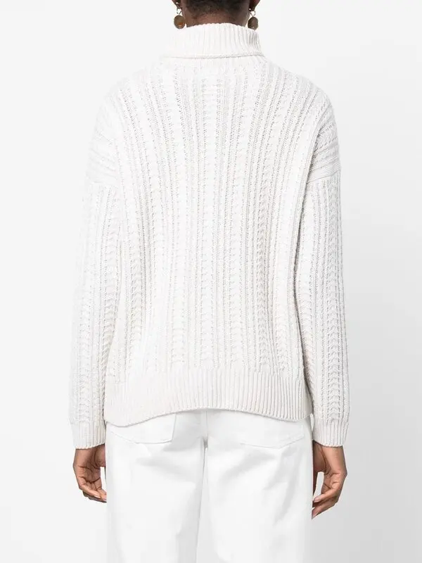 Eleventy Ribbed-knit Roll-neck Jumper