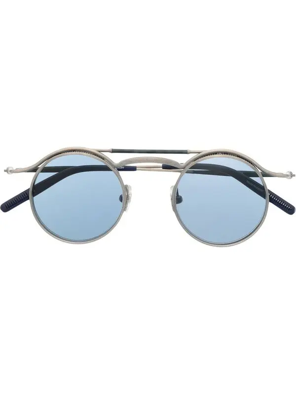 Matsuda Round-frame Sunglasses - Silver