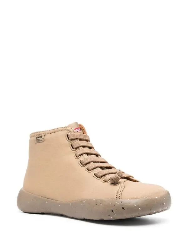 Camper Side Zip-fastening High-top Sneakers