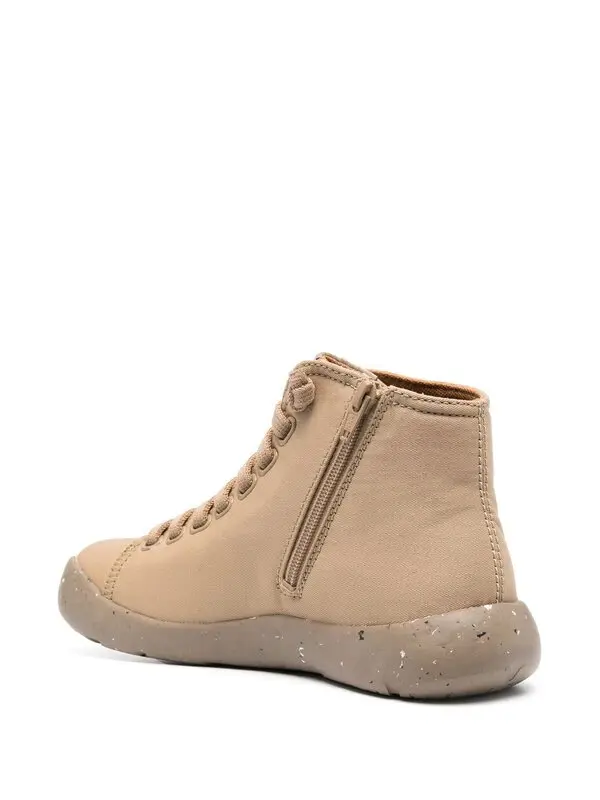 Camper Side Zip-fastening High-top Sneakers
