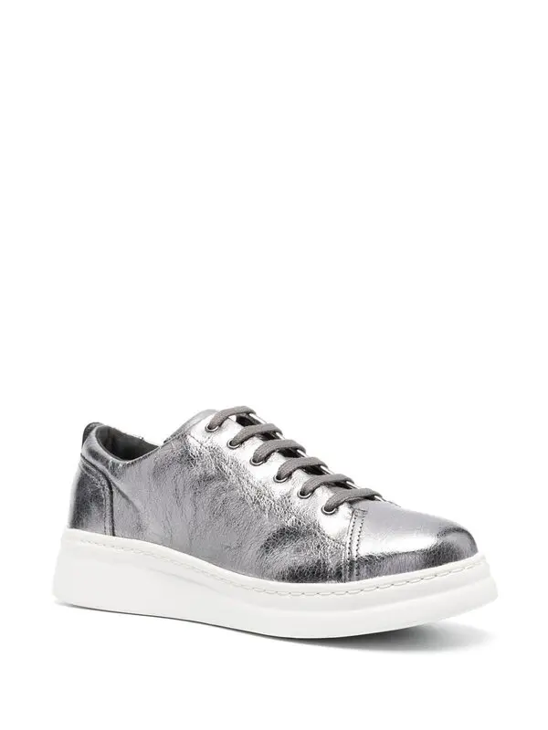 Camper Metallic Lace-up Low-top Sneakers - Grey